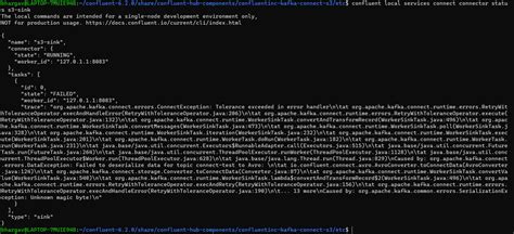 Kafka Connect Deserialization Error Self Managed Connectors Confluent Community
