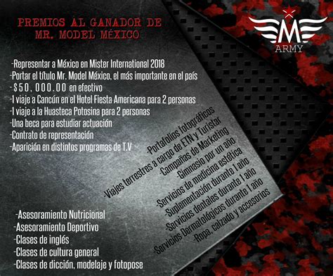 Mr Model México Estos Son Los Premios Que Obtendrá El