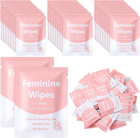 Dansib 300 Pieces Feminine Wipes Individually Wrapped Women