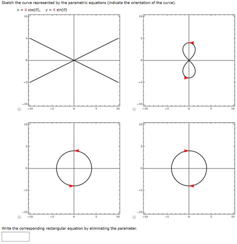 Solved Sketch The Curve Represented By The Parametric