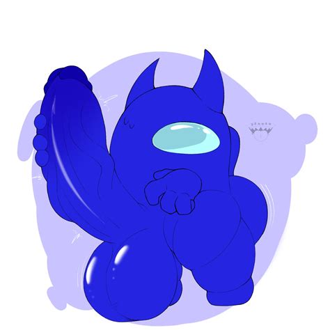 Rule 34 1boy Among Us Balls Big Balls Big Penis Blue Among Us Blue