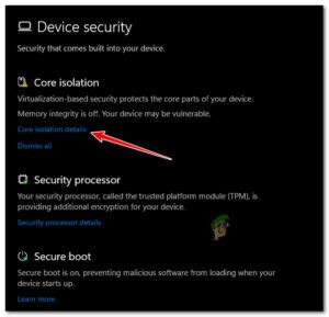 Enable Or Disable Core Isolation Memory Integrity In Windows 11