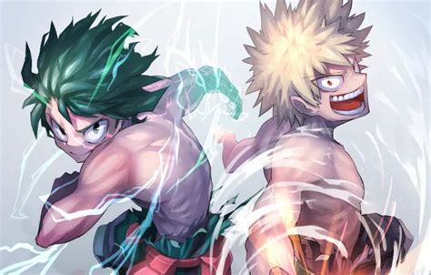 Wallpaper Boku No Hero Academy Bakugou Katsuki Izuku Midoriya Images