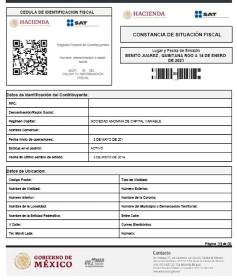 Sat ¿por Qué Es Importante Tramitar Tu Constancia De Situación Fiscal
