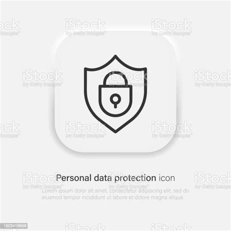 보안 벡터 아이콘입니다 잠금 보호 기호가 있는 개인 데이터 방패 벡터 Eps 10 검은색에 대한 스톡 벡터 아트 및 기타 이미지 검은색 고체 금고 보안 장비 Istock