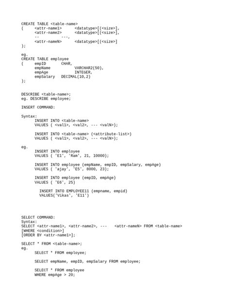 Sql Queries Pdf Data Management Databases