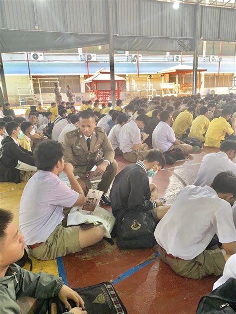 โรงเรียนนายร้อยตำรวจ ออกไปประชาสัมพันธ์การรับสมัครและสอบคัดเลือกฯ นตท 67 ตร ณ รร วิสุทธรังษี
