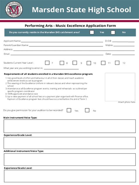 Fillable Online Marsdenshs Eq Edu Eoi Form Cover Letter Fax Email Print Pdffiller