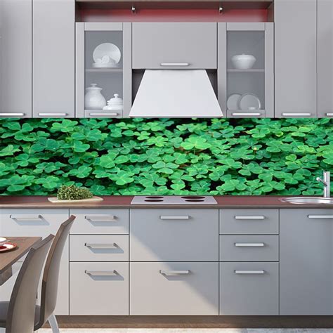 Фартук для кухни - Oxalis acetosella | интерьерные наклейки