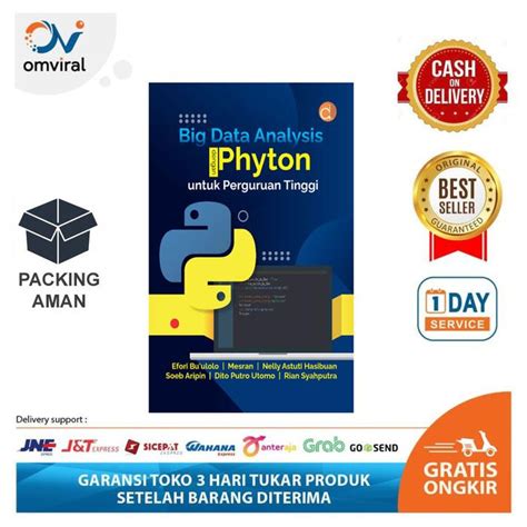 Jual Buku Big Data Analysis Dengan Phyton Untuk Perguruan Tinggi Kab
