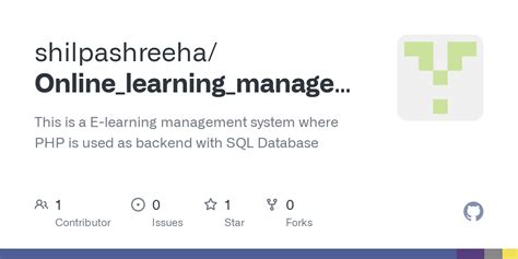 GitHub Shilpashreeha Online Learning Management System This Is A E Learning Management System