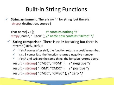 Ppt Representing Strings And String Io Powerpoint Presentation Free