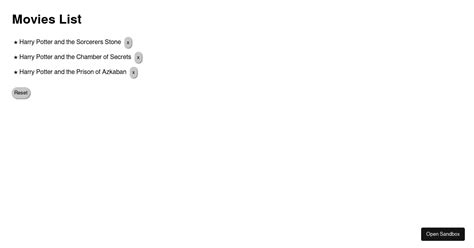 Context Api List Codesandbox