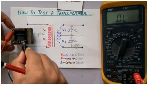 How To Test A Transformer With A Multimeter Step Guide