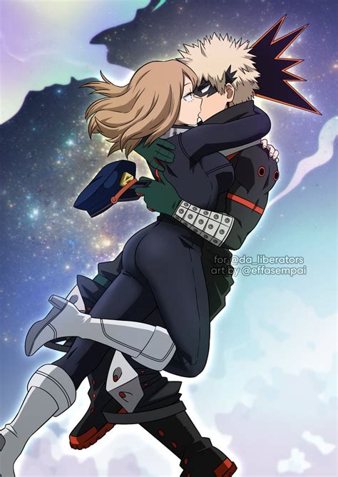 Bakugou Katsuki And Utsushimi Kemii Boku No Hero Academia Drawn By