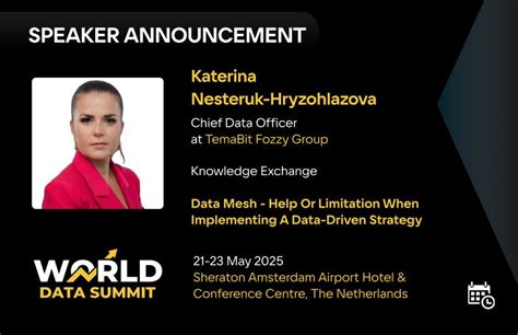 Datadriven Dataarchitecture Datamesh Datastrategies Datamanagement… World Data Summit