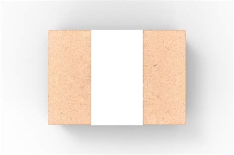 브랜딩 프리젠 테이션 및 모의 업 3d 일러스트를위한 내부 여우와 흰색 빈 고급 단단한 상자 0명에 대한 스톡 사진 및 기타 이미지 Istock