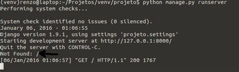 Django Runserver Not Found Stack Overflow