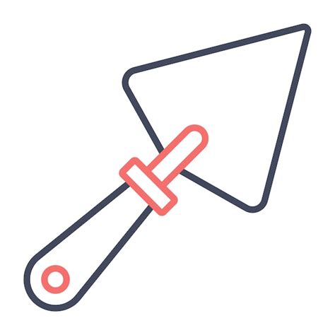 Premium Vector Plastering Trowel Vector Illustration Style