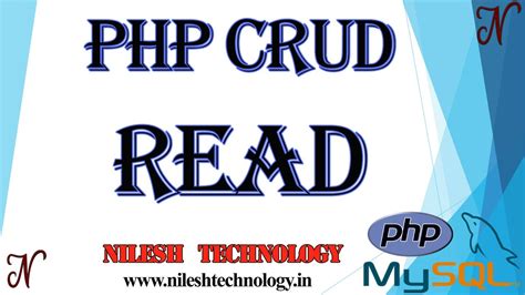 Php Crud Tutorial With Mysql Display Table Record 2020 Youtube