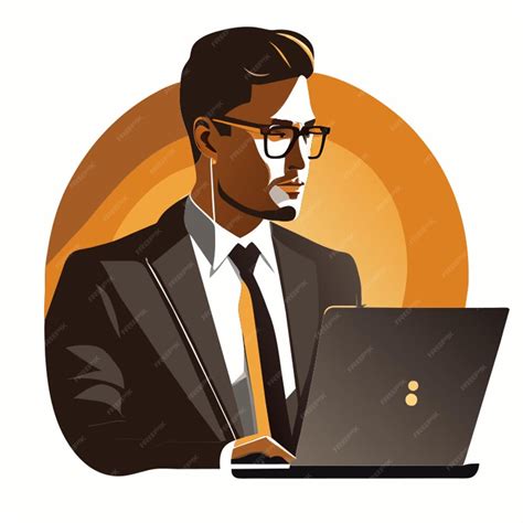 Premium Vector Business Analyst Vector Illustration