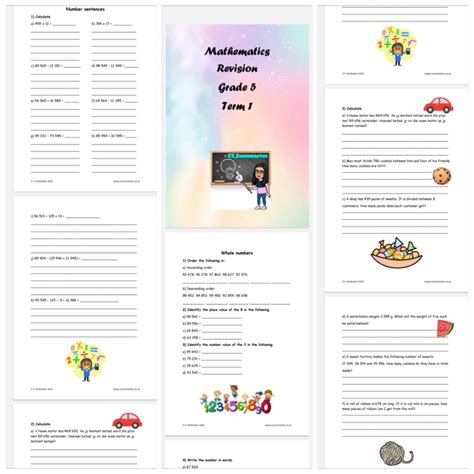 Math Grade 5 Revision Term 1 • Teacha