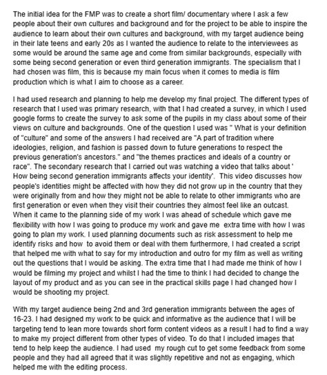 Zahraaafmp Evaluation And Reflection Zahraaafmp Evaluation And Reflection