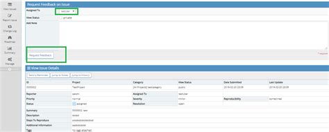Mantis Status Feedback Software Testing Class