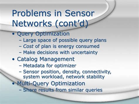 ppt the cougar approach to in network query processing in sensor networks by yong yao and