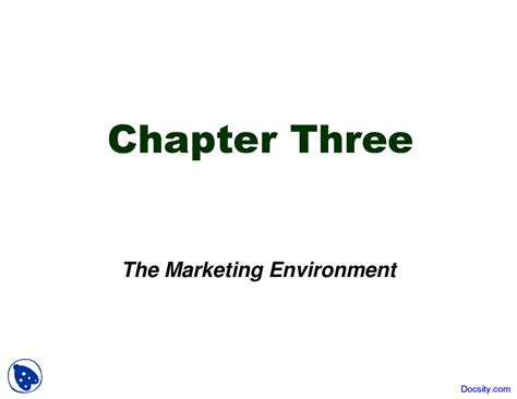 Marketing Environment Marketing Lecture Slides Docsity