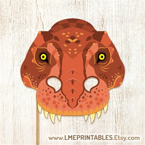 T Rex Printable Mask