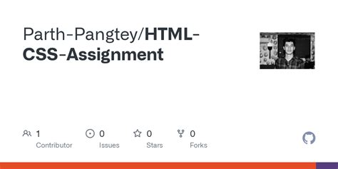 github parth pangtey html css assignment
