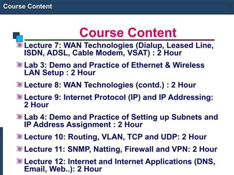 Lecture1 Network Fundamentals Semester1ppt