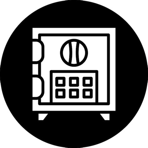 Premium Vector Safe Box Icon Style