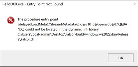 Error Regarding Openvdb Issue 382 NVIDIAGameWorks Falcor GitHub