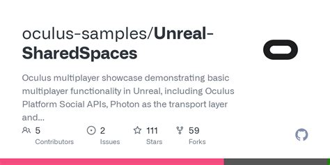 Github Oculus Samplesunreal Sharedspaces Oculus Multiplayer Showcase Demonstrating Basic