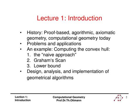 Ppt Computational Geometry Powerpoint Presentation Free Download