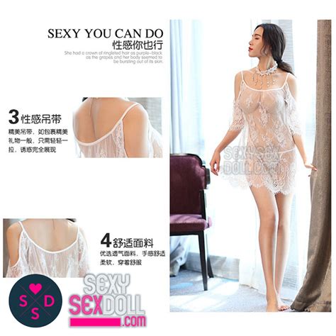 Sexy Dress White Black SexySexDoll