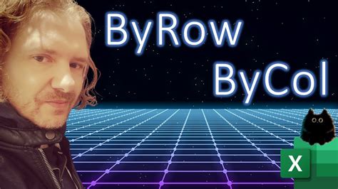 Excel Fonctions Byrow Et Bycol Lambda Helper Tutoriel Youtube