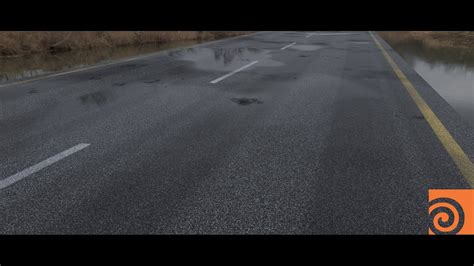 tutorial procedural lookdev in houdini asphalt road material youtube
