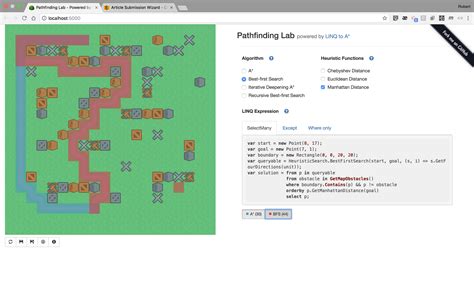 A Simple Pathfinding Laboratory Codeproject