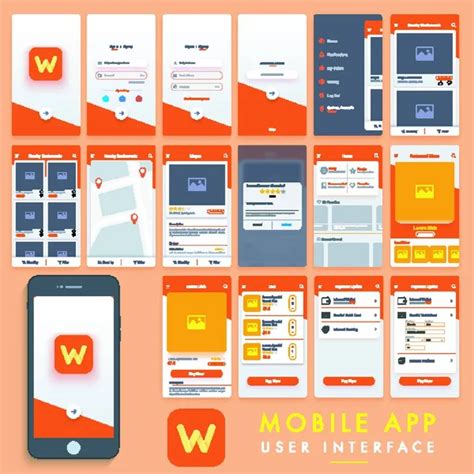 Mobile App User Interface Web Symbols Stock Vector By ©yayimages 622192006