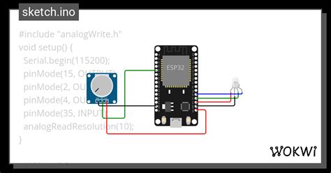 空氣偵測 類比控制 Wokwi ESP STM Arduino Simulator 空氣偵測 類比控制 Wokwi ESP STM Arduino Simulator