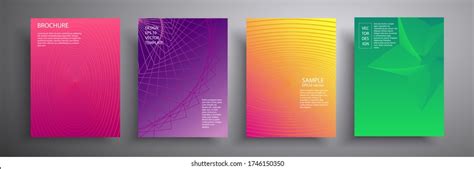 비즈니스 브로셔 커버 설계를 위한 선 스톡 벡터로열티 프리 671082139