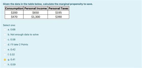 Solved Given The Data In The Table Below Calculate The