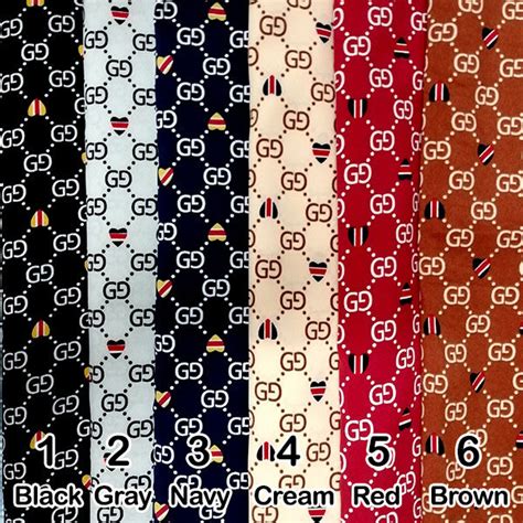Gucci Famous Design Fabric Cotton 100