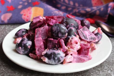 Салат из свеклы с орехами и виноградом рецепт пошагово фото отзывы