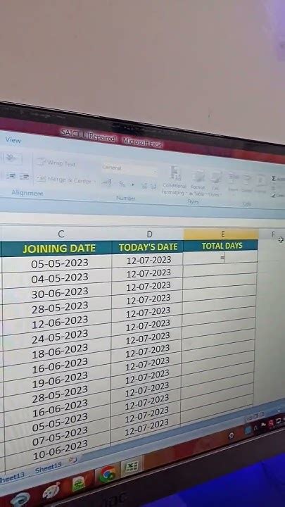 Excel Hack Trick 😍 Computer Excel Microsoftoffice Youtubeshorts