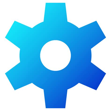 Cogwheel Generic Gradient Fill Icon