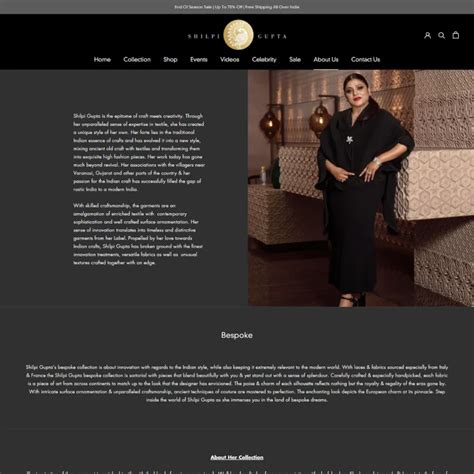 Website Development For Shilpi Gupta Luxury Fashion Brand Savvytree